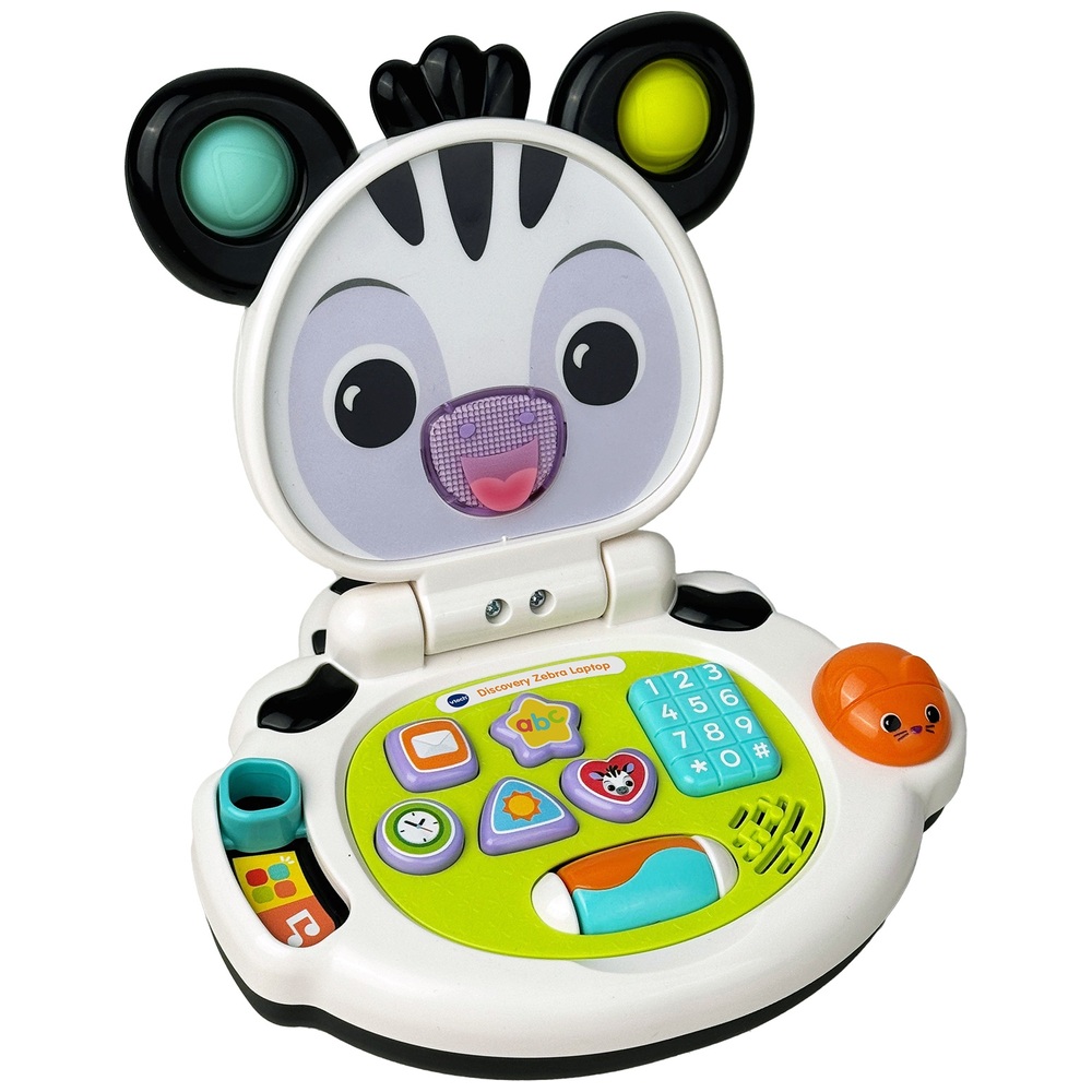VTech Baby Discovery Zebra Laptop | Smyths Toys UK