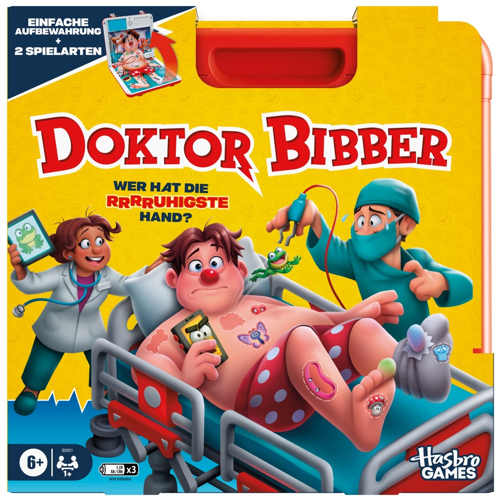 Doktor Bibber Neue Version mit 2 Spielvarianten | Smyths Toys Schweiz