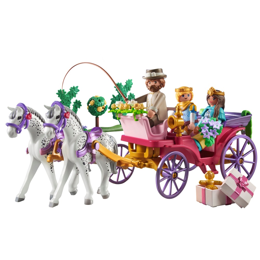 PLAYMOBIL Princess Magic 71846 Kutschfahrt mit Prinzessin und Prinz ...