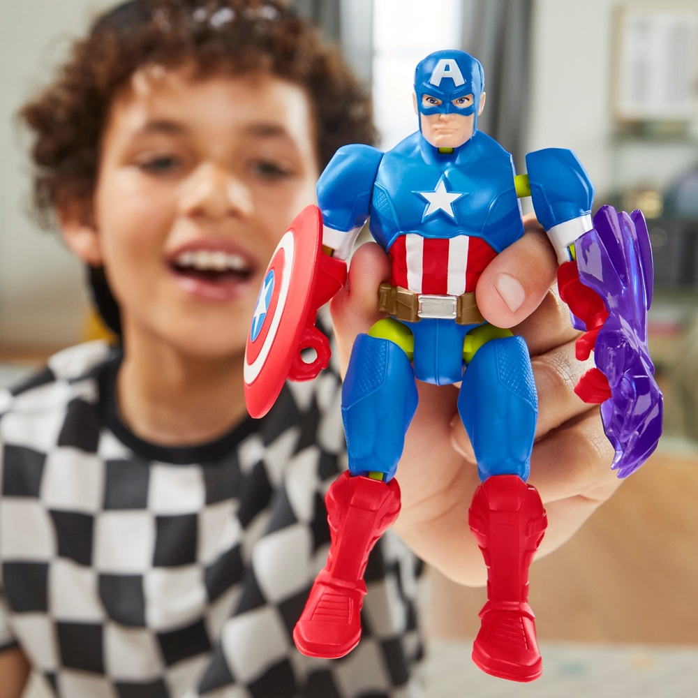 MixMashers Marvel Figur Captain America 12 cm | Smyths Toys Österreich