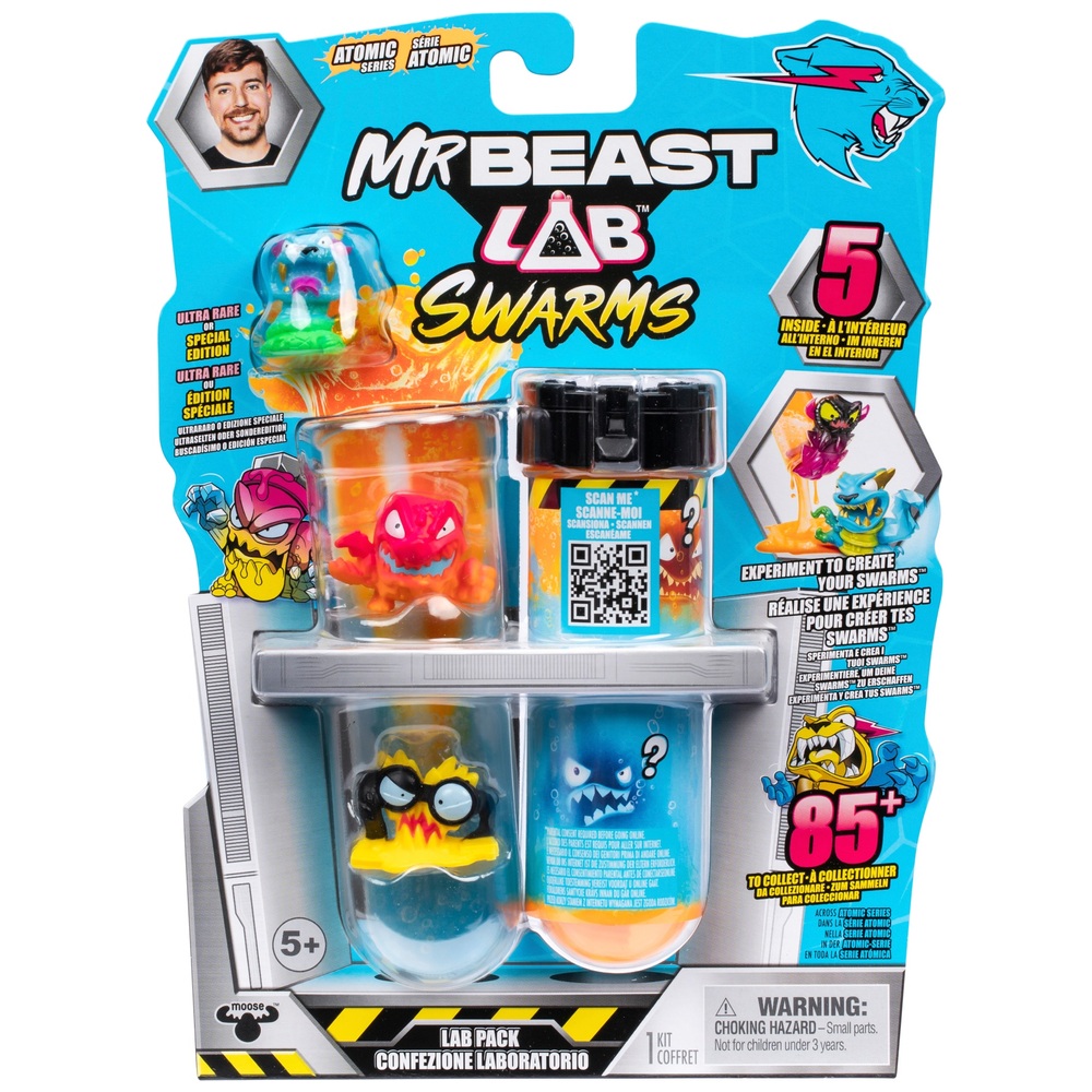 MrBeast Lab Swarms Atomic Series 5 Pack Assortment | Smyths Toys UK
