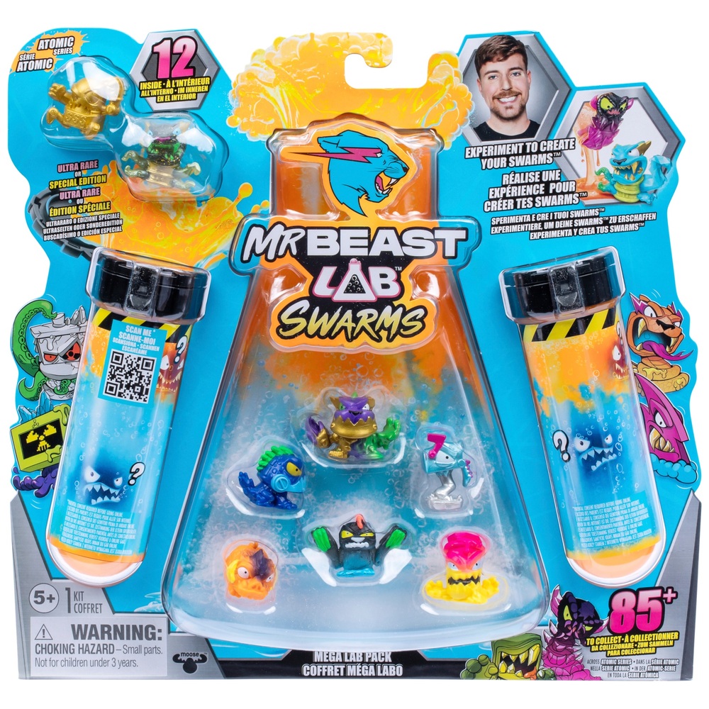MrBeast Lab Swarms Spielset Mega-Labor Atomic-Serie 12er Set | Smyths Toys Österreich