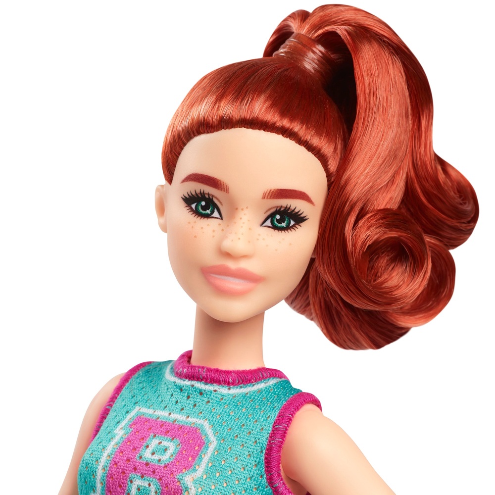Barbie Doll Fashionistas Barbie Red Hair Sporty Dress 232 | Smyths Toys UK