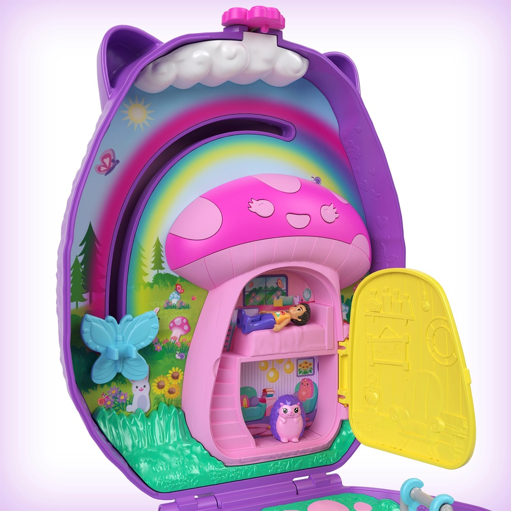 Polly Pocket Hedgehog Mom & Baby Compact Set | Smyths Toys UK