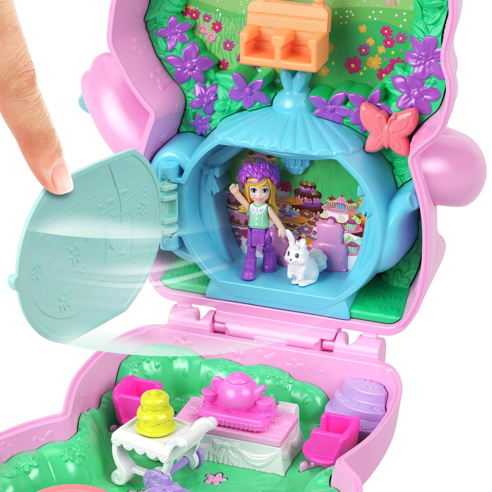 Polly Pocket Schatulle Teeparty Häschen Spielzeugset | Smyths Toys ...
