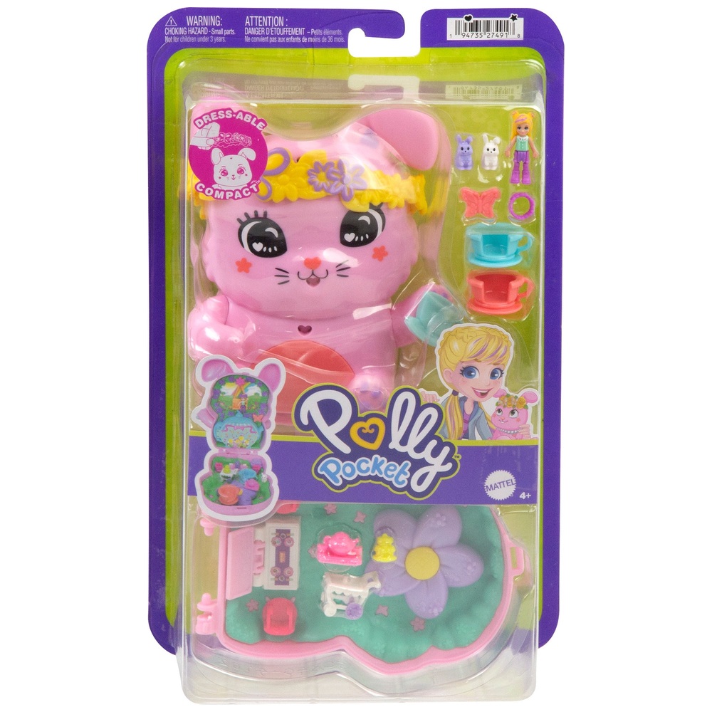 Polly Pocket Schatulle Teeparty Häschen Spielzeugset | Smyths Toys ...