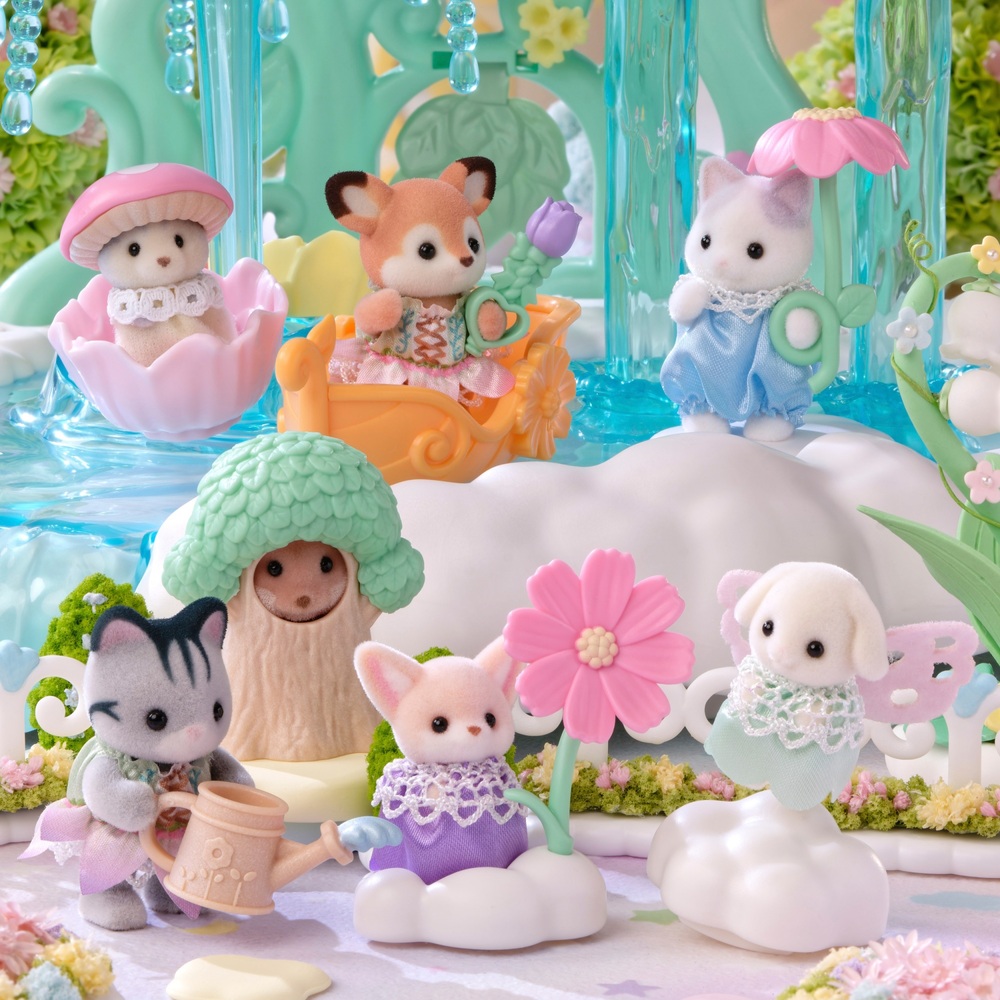 Sylvanian Families Blooming Baby Friends Figure Assortment | Smyths Toys UK