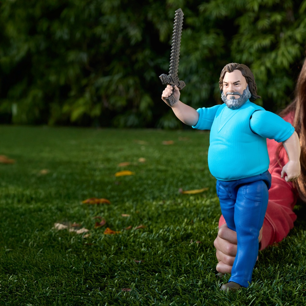 Minecraft Movie Action Figure Steve 30cm | Smyths Toys UK