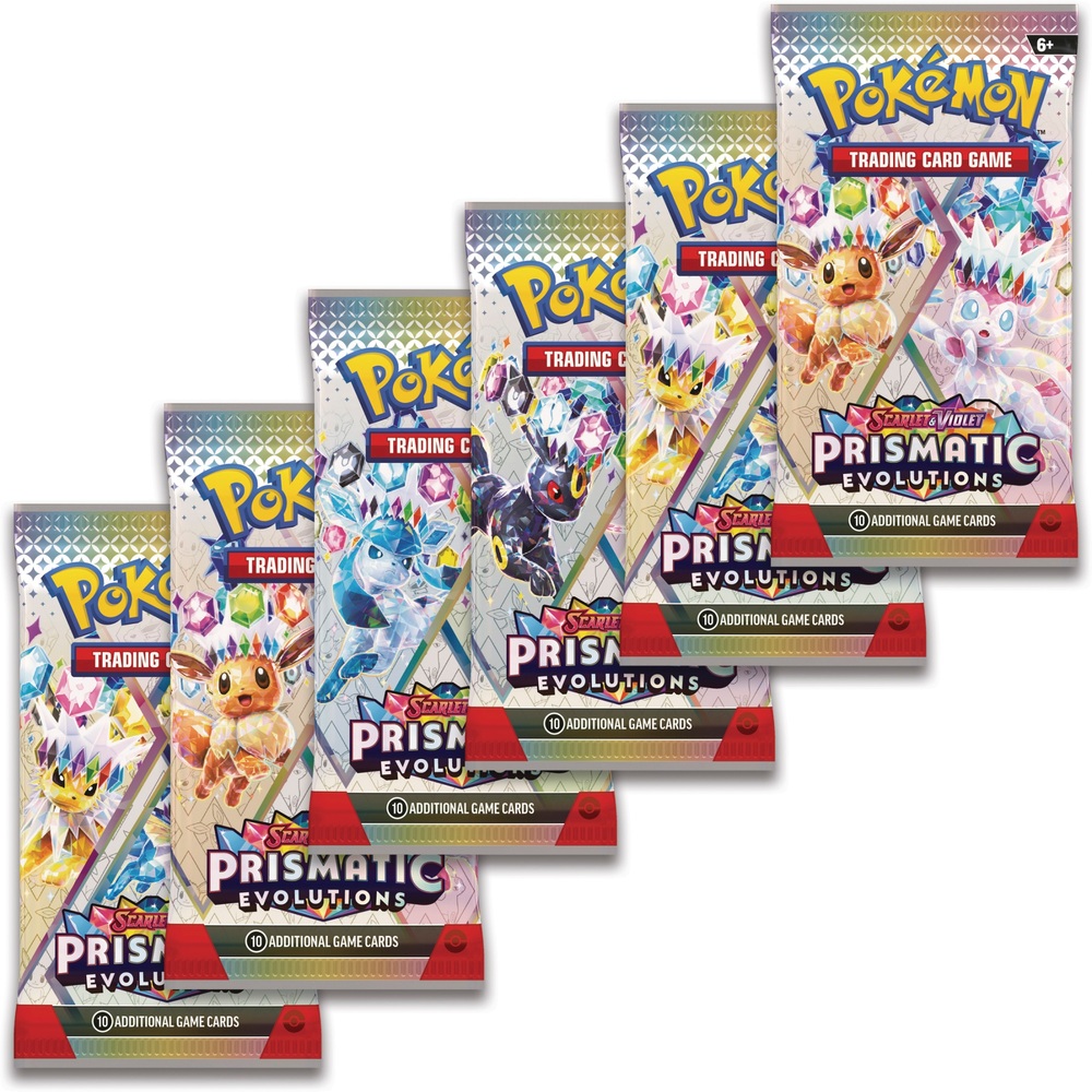 Pokémon Cards Scarlet & Violet Prismatic Evolutions Booster Bundle ...