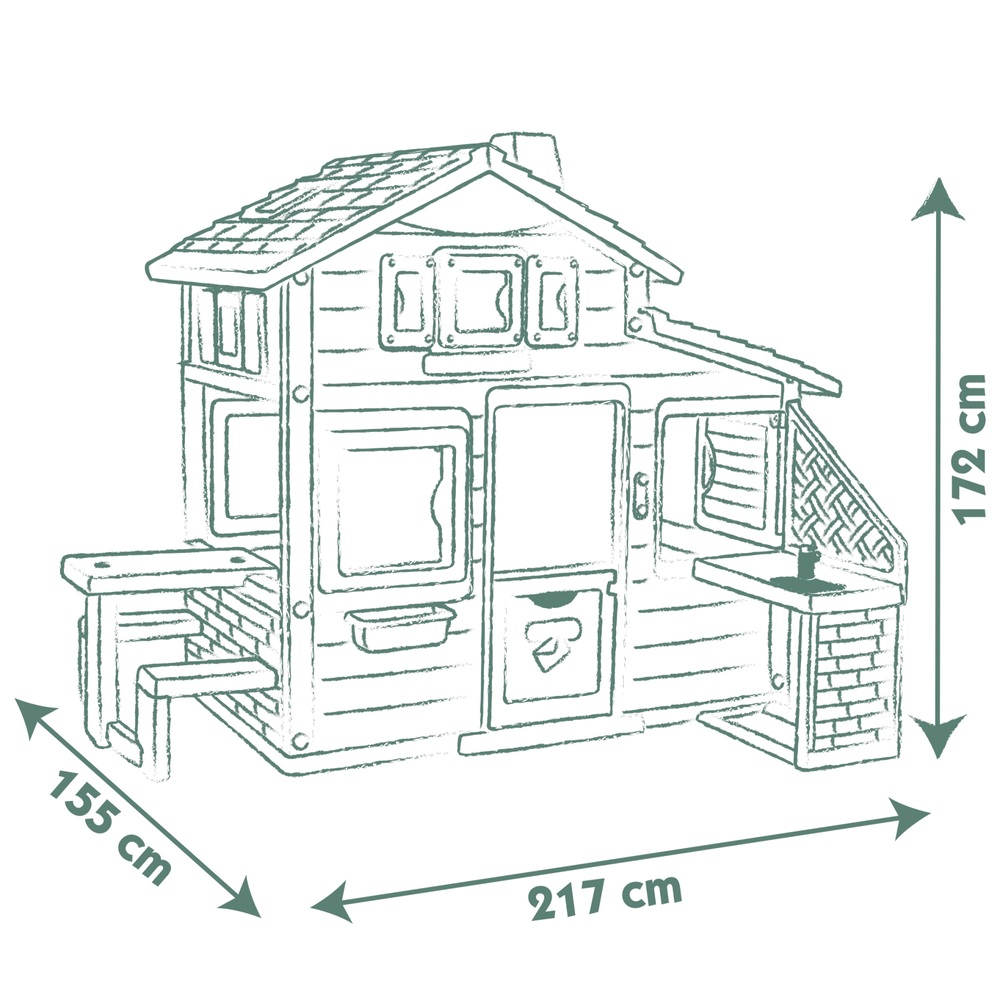 Smoby Life Neo Friends Play House with Kitchen | Smyths Toys UK