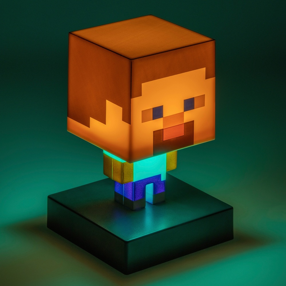 Minecraft Steve Icon Light | Smyths Toys UK