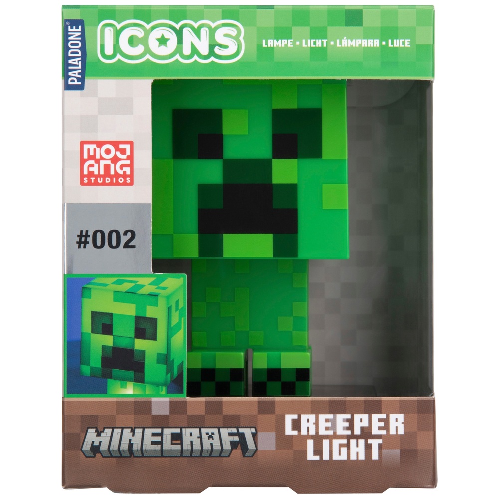 Minecraft Creeper Icon Light | Smyths Toys Ireland
