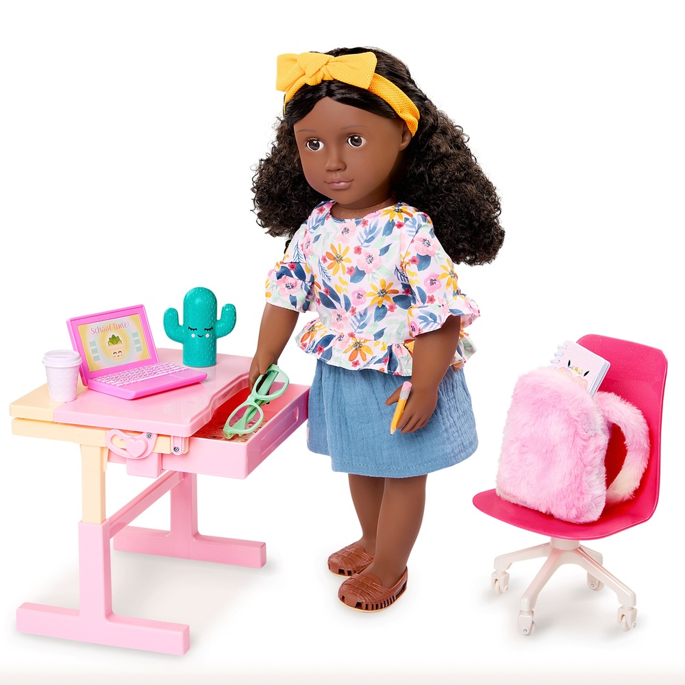 Our Generation School Dreams Desk and Chair Playset | Smyths Toys Ireland