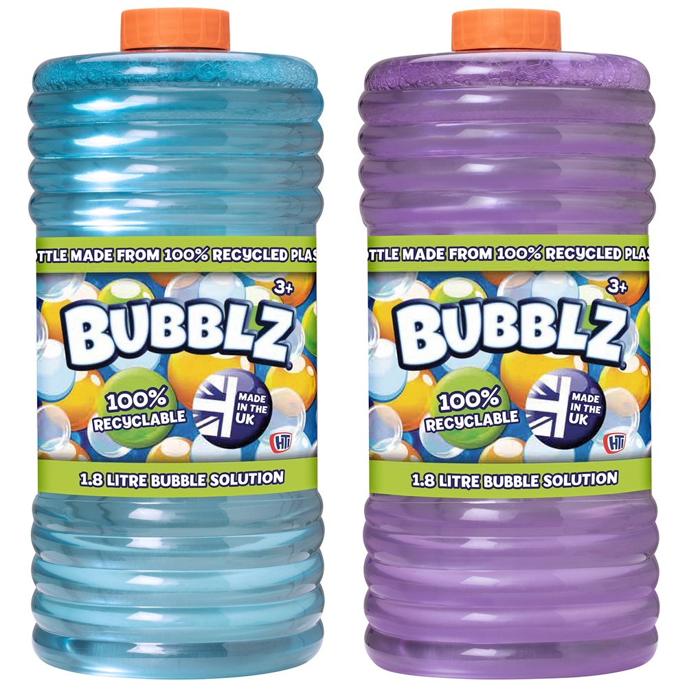 Bubblz Bubble Solution 1.8 Litre Assortment | Smyths Toys UK
