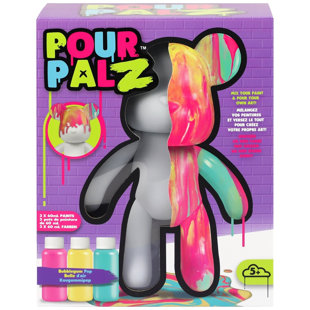 Pour Palz Paint Bear Bubblegum Pop | Smyths Toys UK