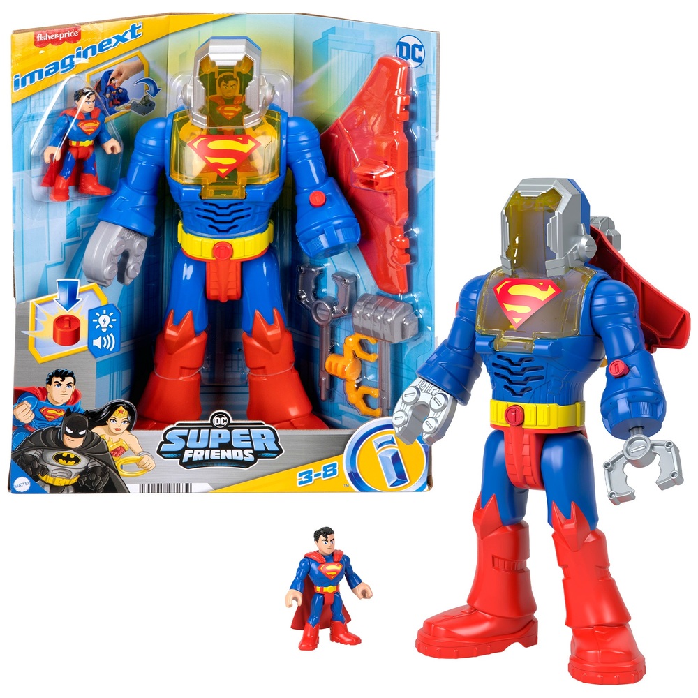 Imaginext DC Super Friends Superman Insider & Exo Suit Set | Smyths Toys UK