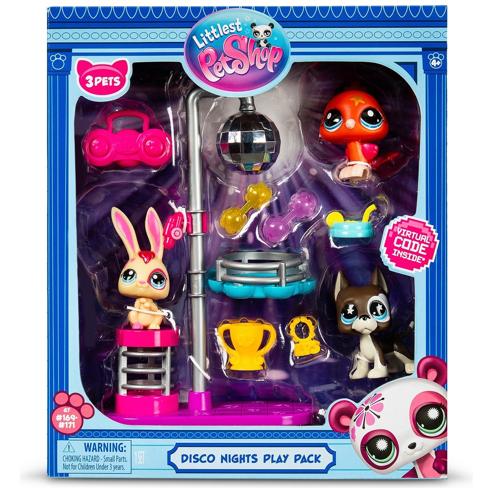Littlest Pet Shop Disco Nights Play Pack | Smyths Toys UK