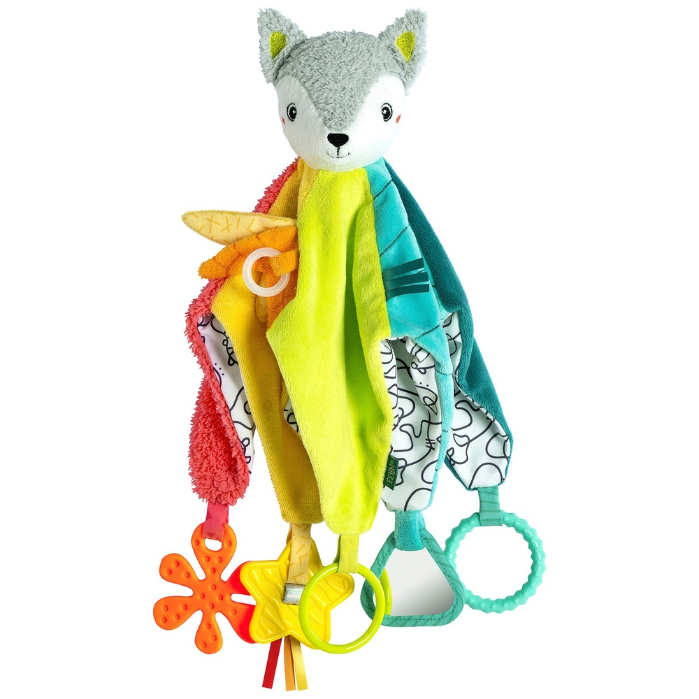 Fehn Toys Activity Teething Fox Comforter | Smyths Toys Ireland