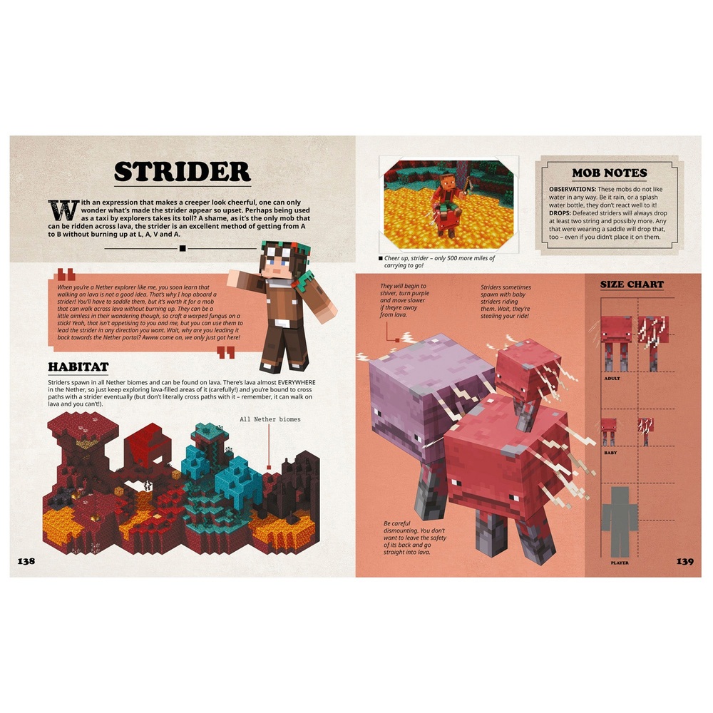 Minecraft Mobspotter's Encyclopedia Hardback Book | Smyths Toys Ireland