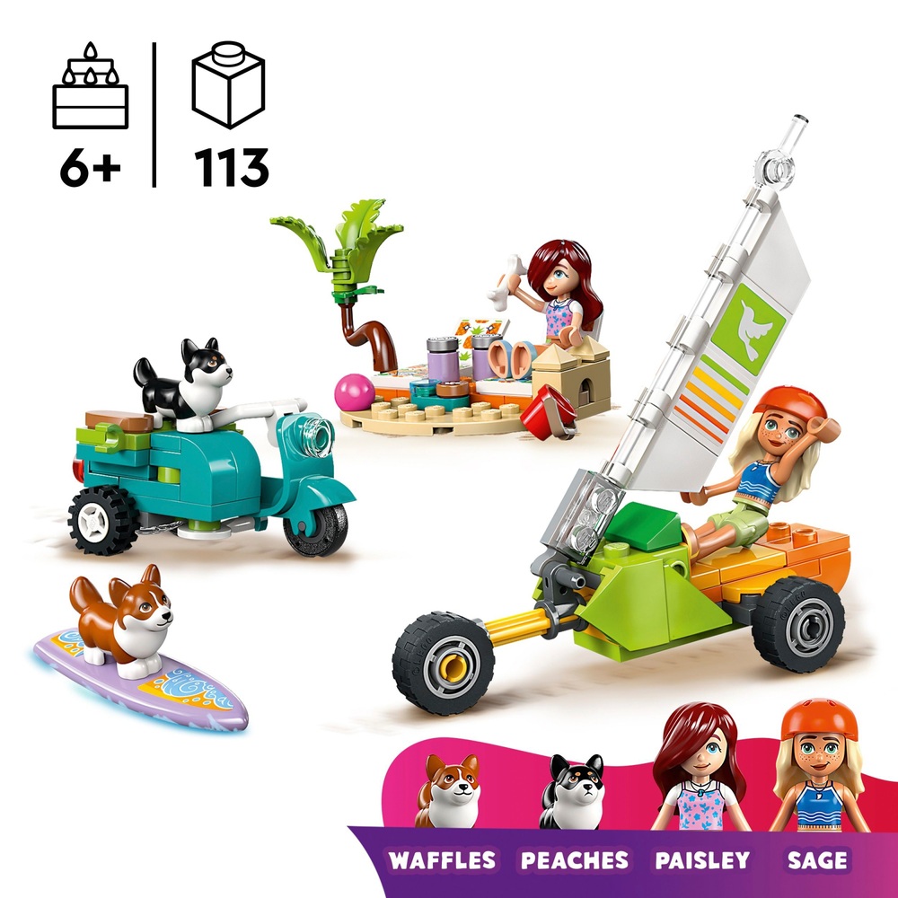 LEGO Friends 42641 Strandabenteuer mit Hunden | Smyths Toys Österreich