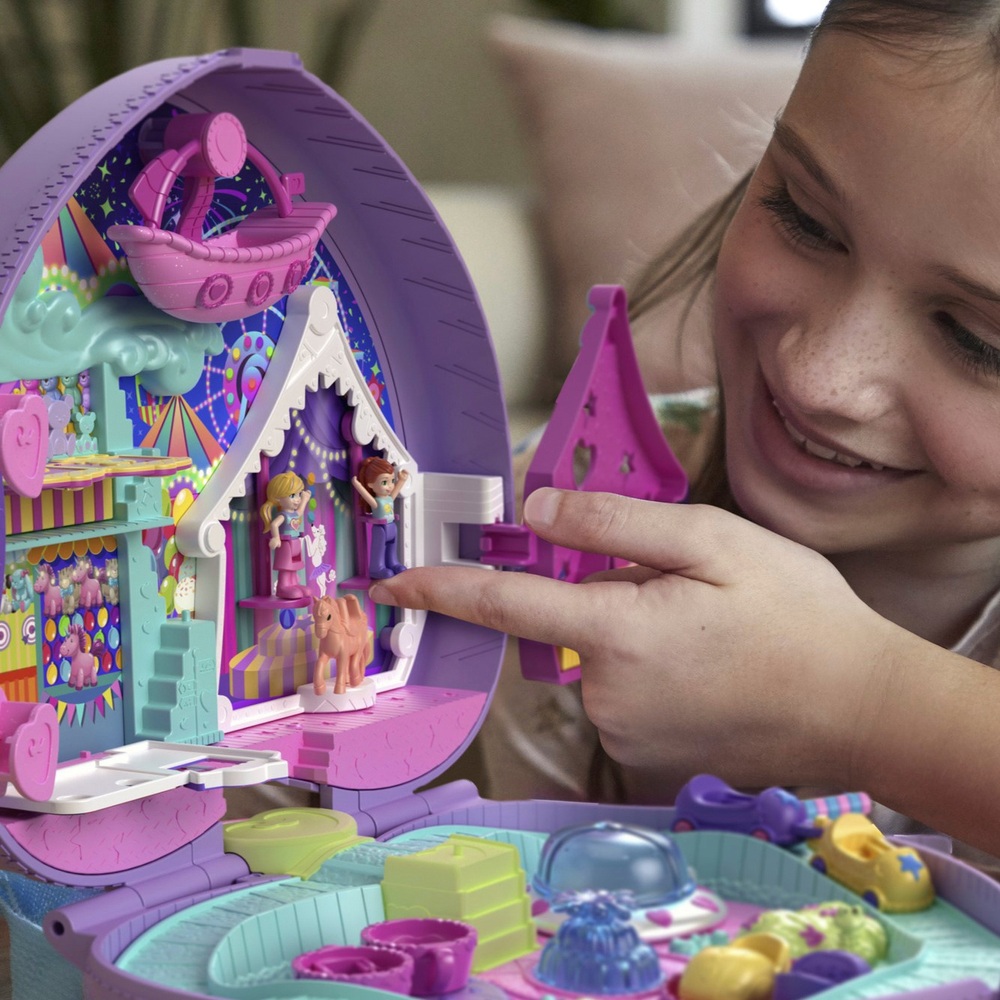 Polly Pocket Go Tiny! Backpack Compact Theme Park | Smyths Toys UK