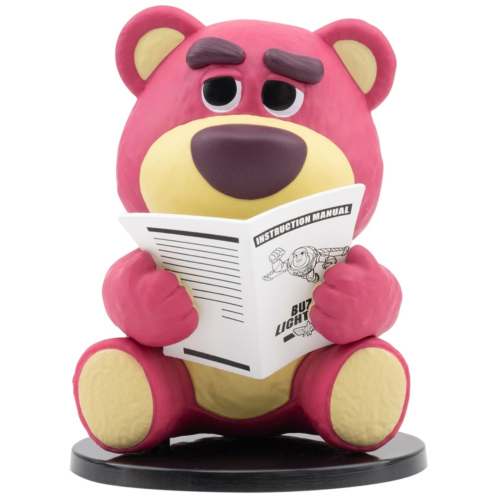 Disney Pixar Toy Story Teddy Bear Series Figure Reading Time Lotso 7cm ...