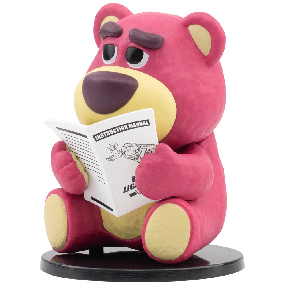 Disney Pixar Toy Story Teddy Bear Series Figure Reading Time Lotso 7cm ...