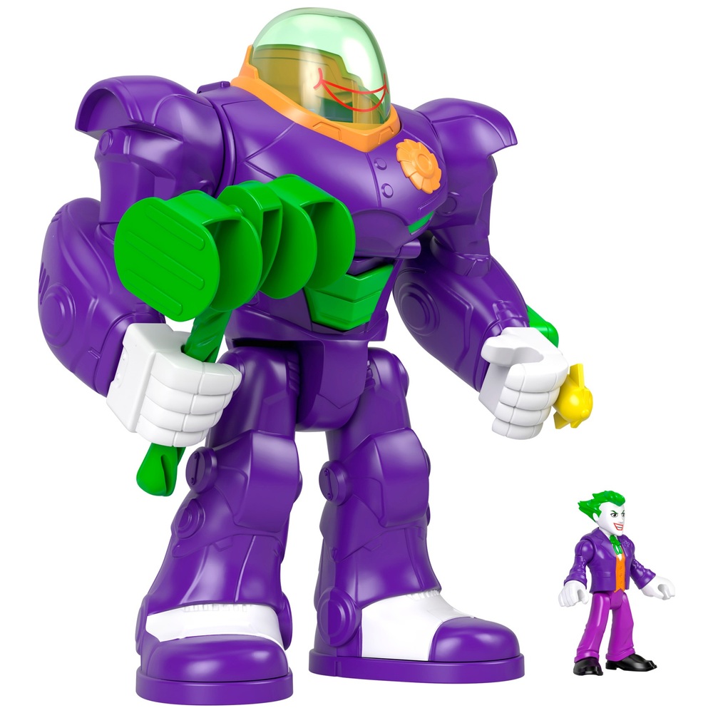 Fisher-Price Imaginext DC Super Friends Metal Force Set Joker Hammer ...