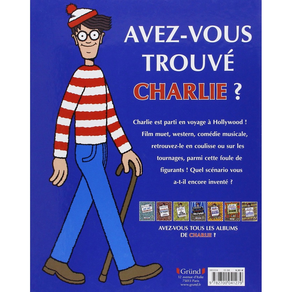 Où est Charlie ? À Hollywood – Cherche-et-trouve | Smyths Toys France